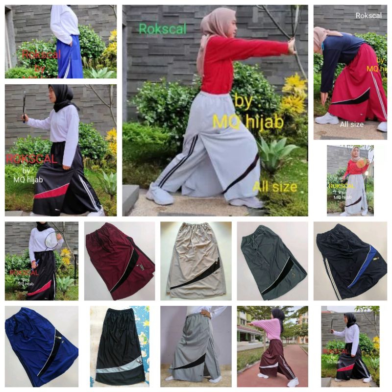 Jual ROK CELANA MUSLIMAH ROKCL (PILIH WARNA) | Shopee Indonesia