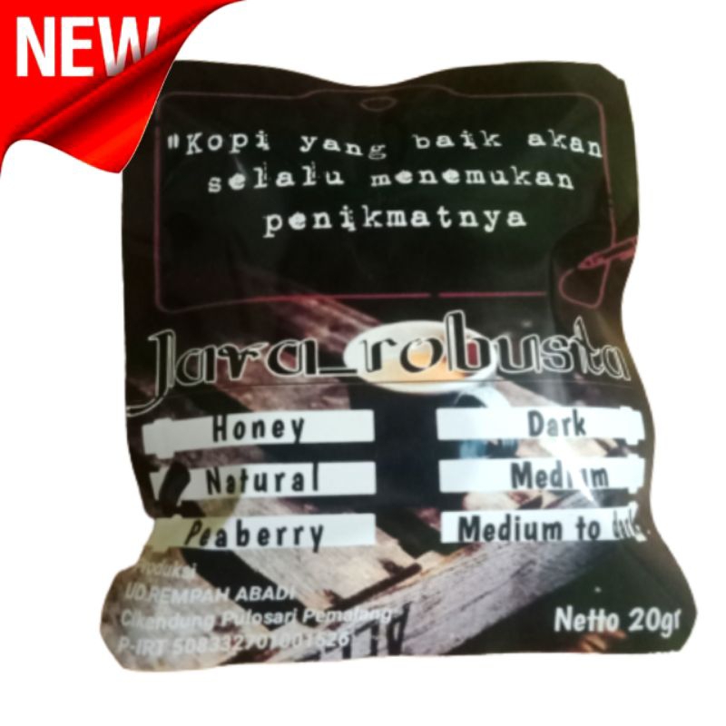 Jual Java robusta kemasan sachet | Shopee Indonesia