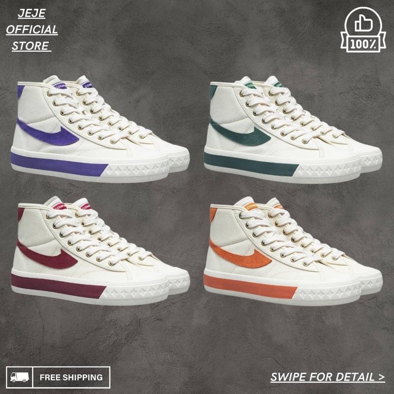 Jual [BARU] SEPATU COMPASS RETROGRADE HIGH CREME SERIES - ORIGINAL 100% ...