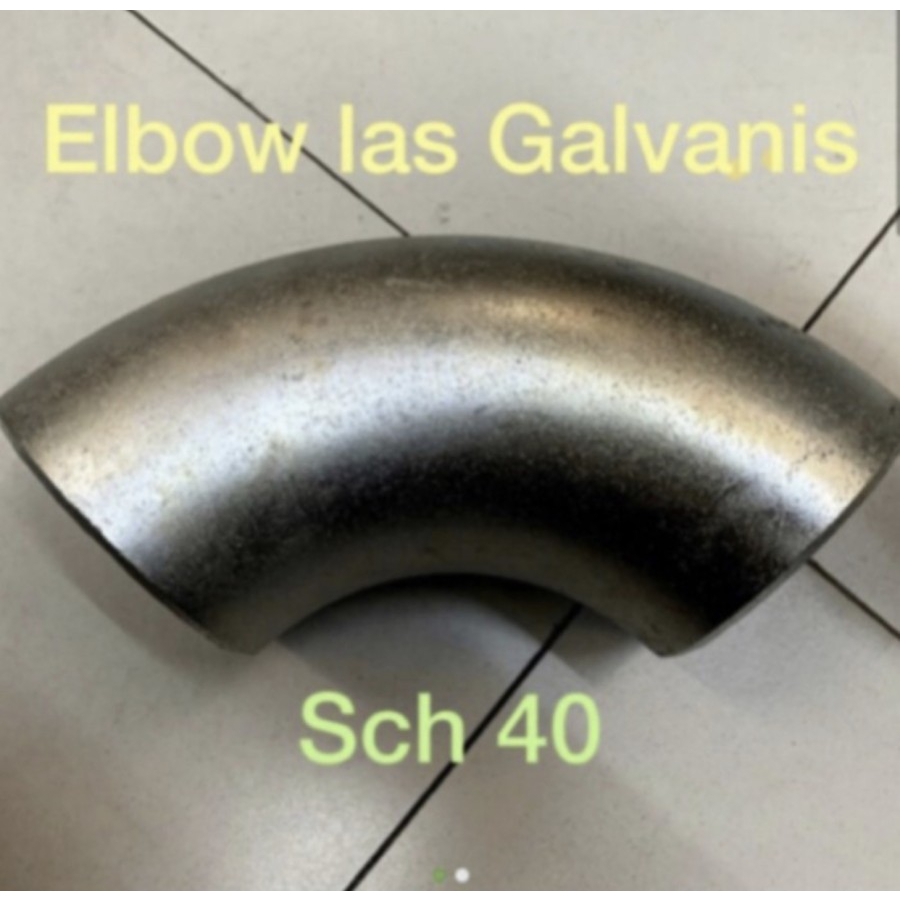 Jual 11/2" Elbow Gip /Galvanis Sch 40 -1,5 inch Knee /Knie /Bend 90' DN 40 | Shopee Indonesia