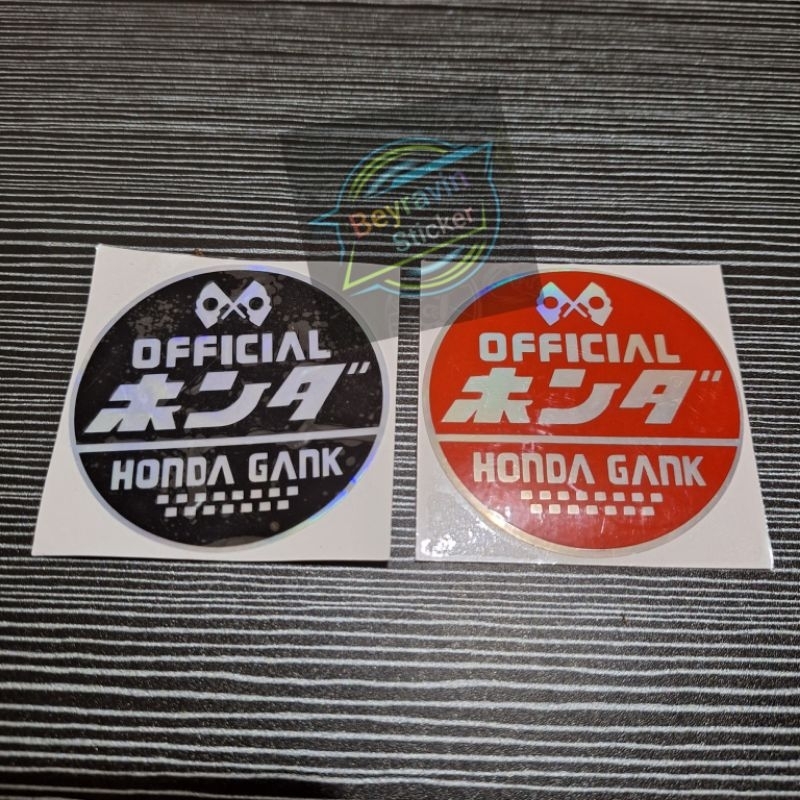 Jual STICKER KANJI HONDA GANK CUTTING | Shopee Indonesia