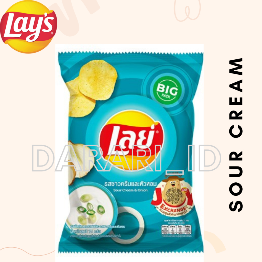 Jual LAYS LAY'S THAILAND BIG PACK POTATO CHIPS TRUFFLE CHEESE THAILAND ...