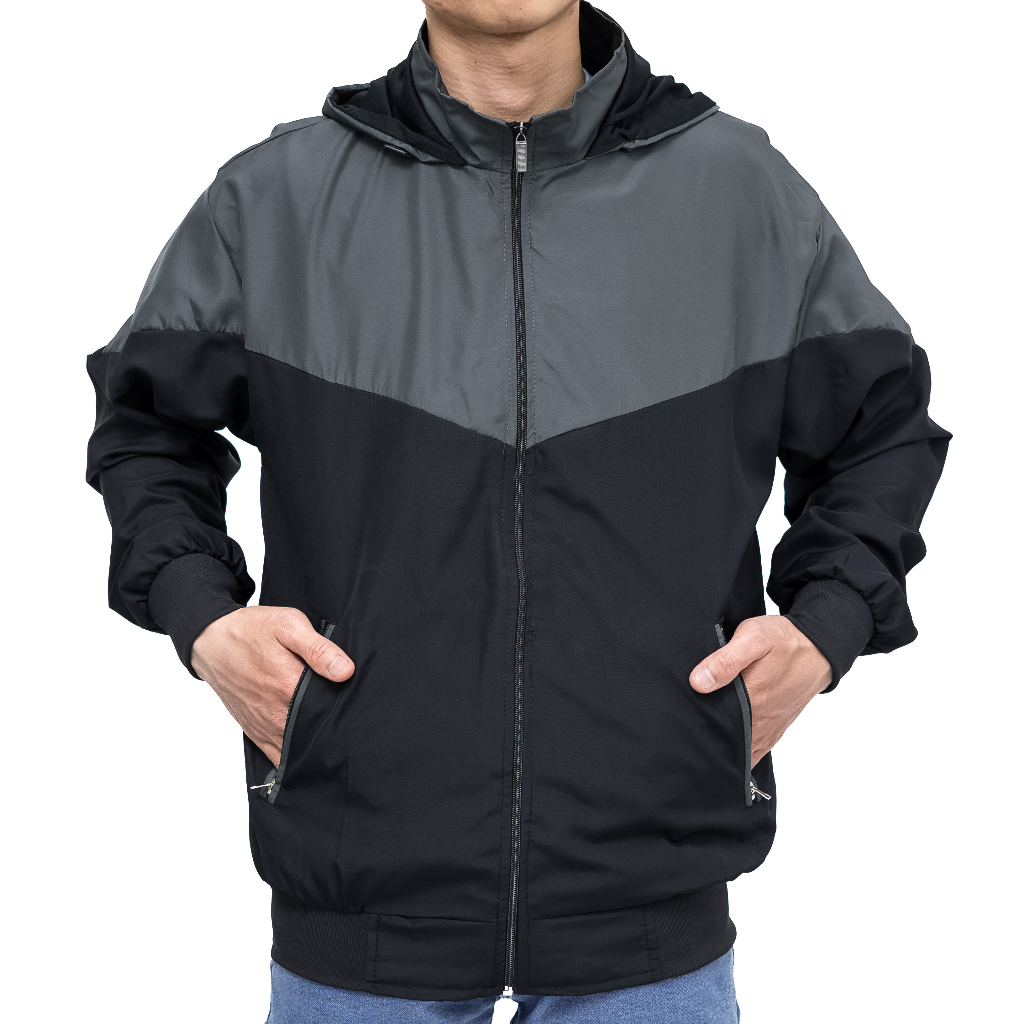 Jual INDO - Jaket Parasut Olahraga Kombinasi | Jacket Lari Jogging Pria ...