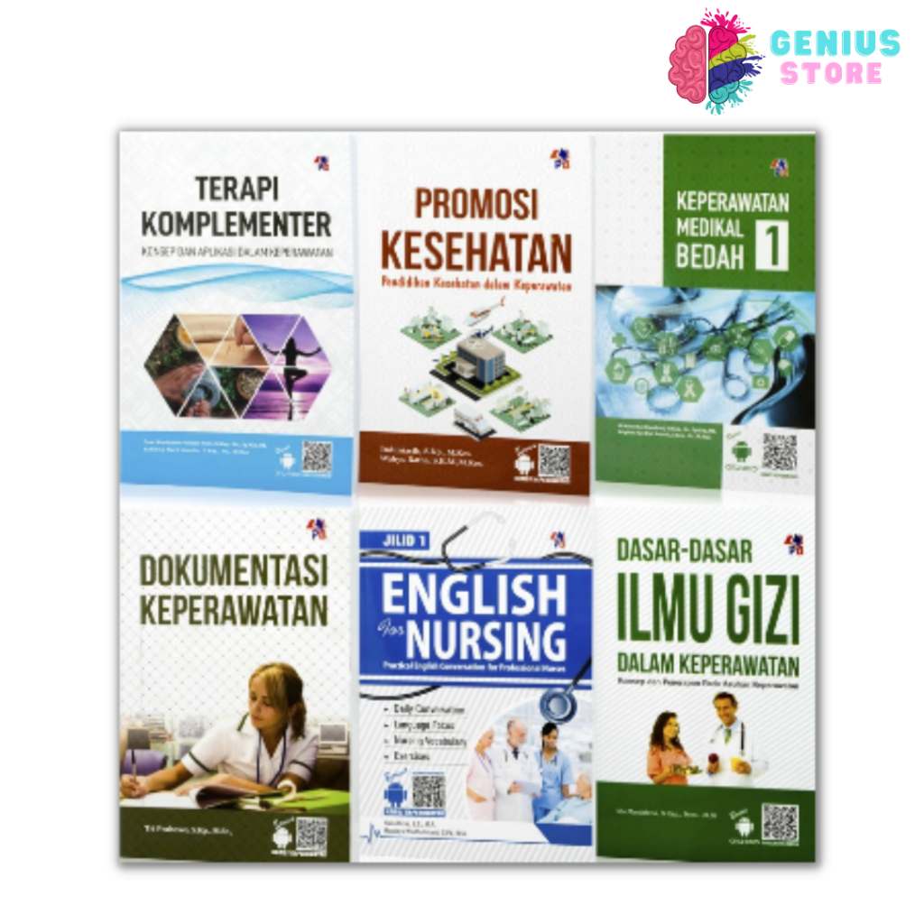 Jual Buku Keperawatan : Terapi Komplementer | Promosi Kesehatan | Keperawatan Medikal Bedah 1 ...