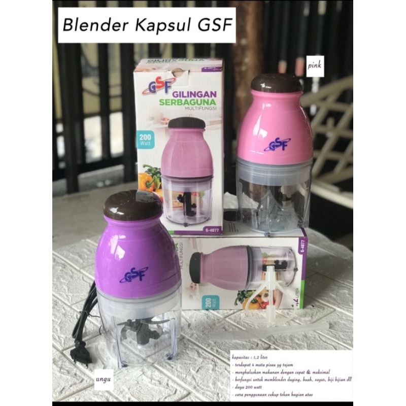 Jual Blender capsule,blender capsule gsf,chopper | Shopee Indonesia