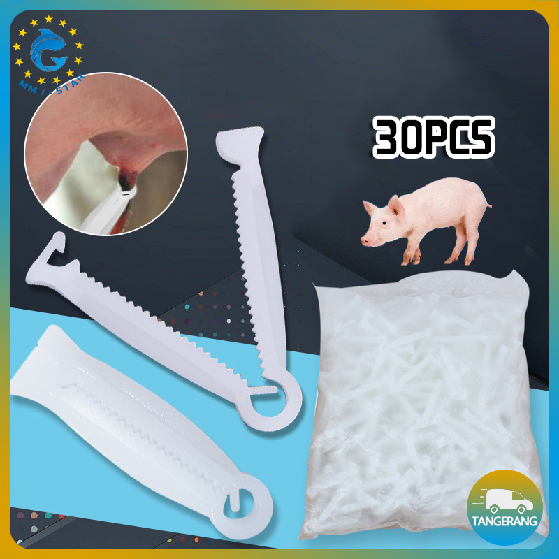 Jual 【30pcs】Ranch Animal Umbilical Cord Clamp/Pig Umbilical Cord Clamp ...