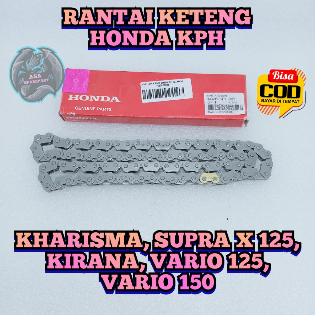 Jual RANTAI KETENG KPH MOTOR Honda KARISMA , SUPRA X 125 , KIRANA ...