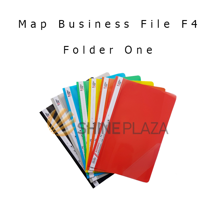 Jual Map Business File Plastik Folio Folder One Plastic Snelhecter Dokumen F4 Murah | Shopee ...