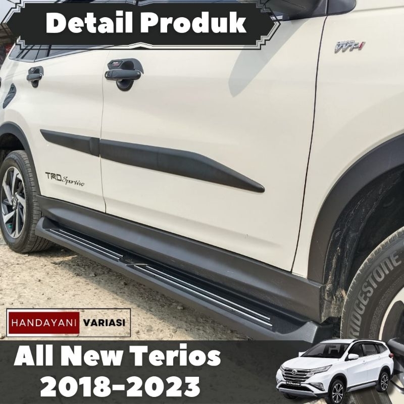 Jual Footstep Injakan Samping Mobil DAIHATSU ALL NEW TERIOS 2018-2023 ...