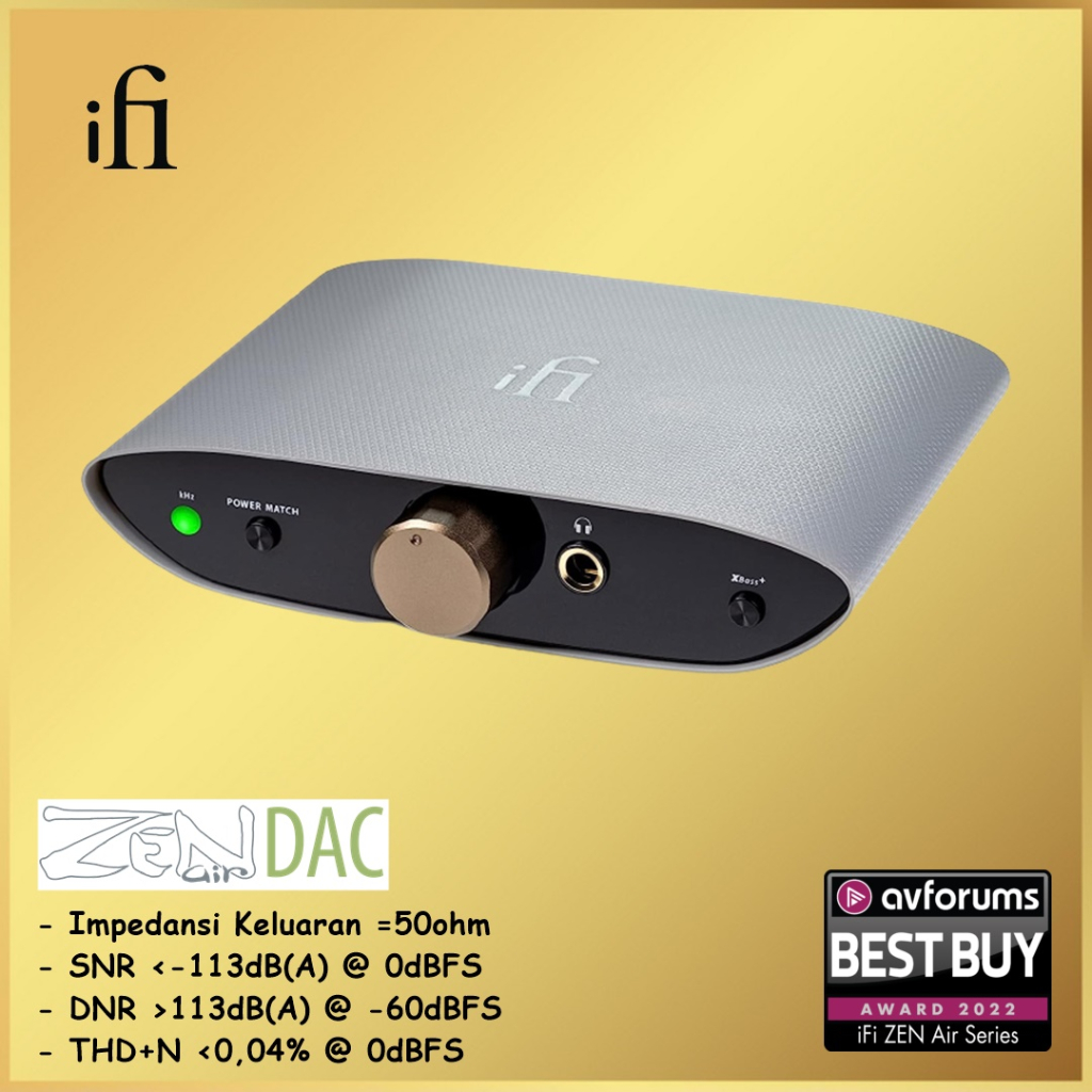 Jual IFi Zen Air DAC - High Resolution DAC - MQA Renderer AMP Amplifier ...