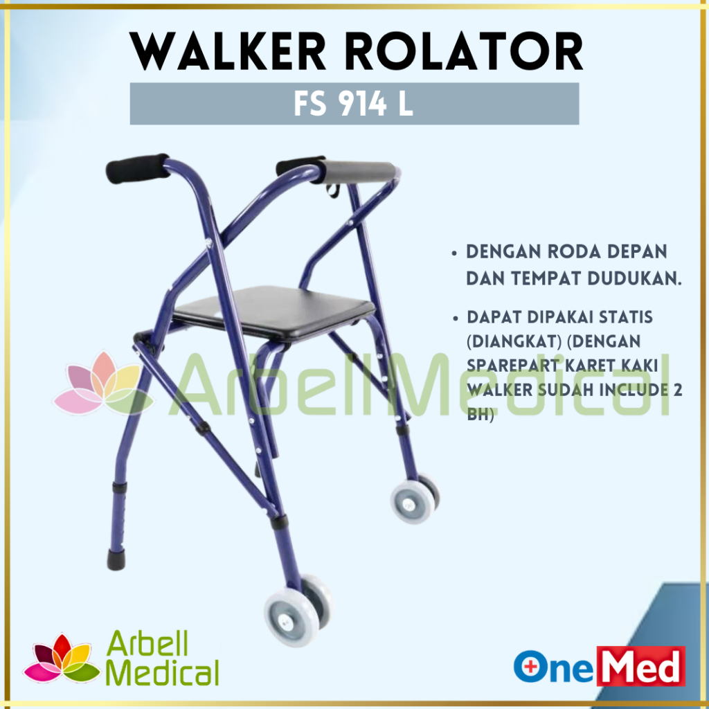 Jual Alat Bantu Jalan Walker FS914L OneMed | Shopee Indonesia