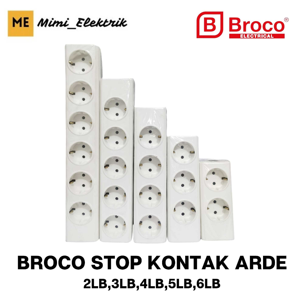 Jual Broco Stop Kontak Arde | Shopee Indonesia