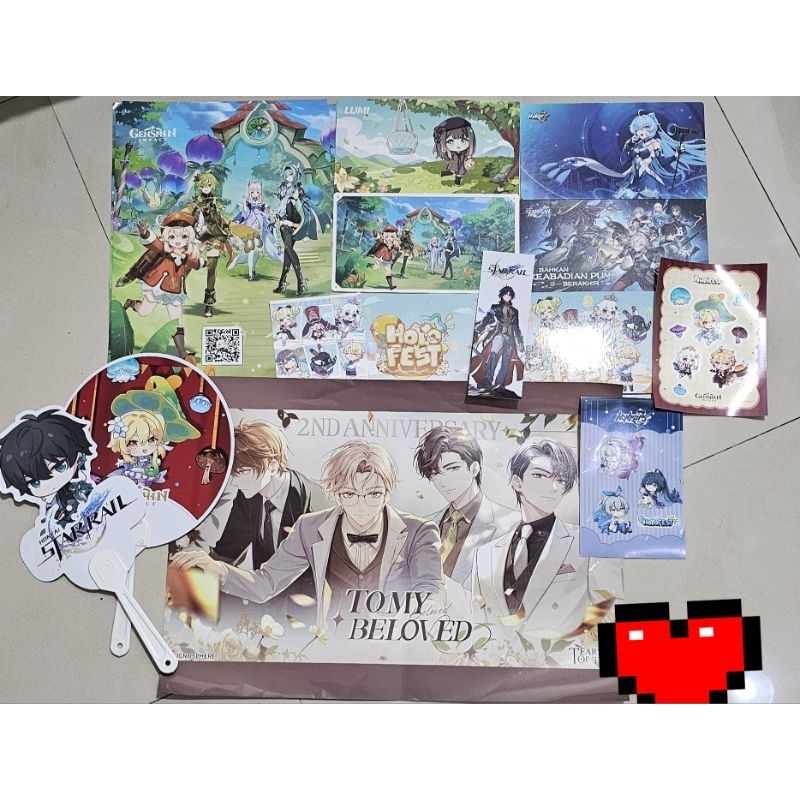 Jual Ready Hoyofest 2023 Tot tears Hi3 Gi genshi impac Hsr Honka star ...