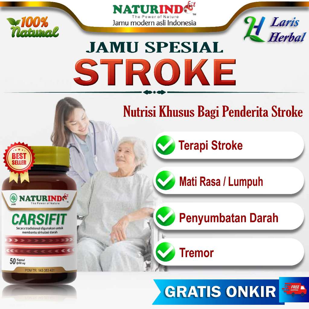 Jual Obat Stroke Ringan Berat Mati Rasa Strok Lumpuh Sebagian Herbal ...