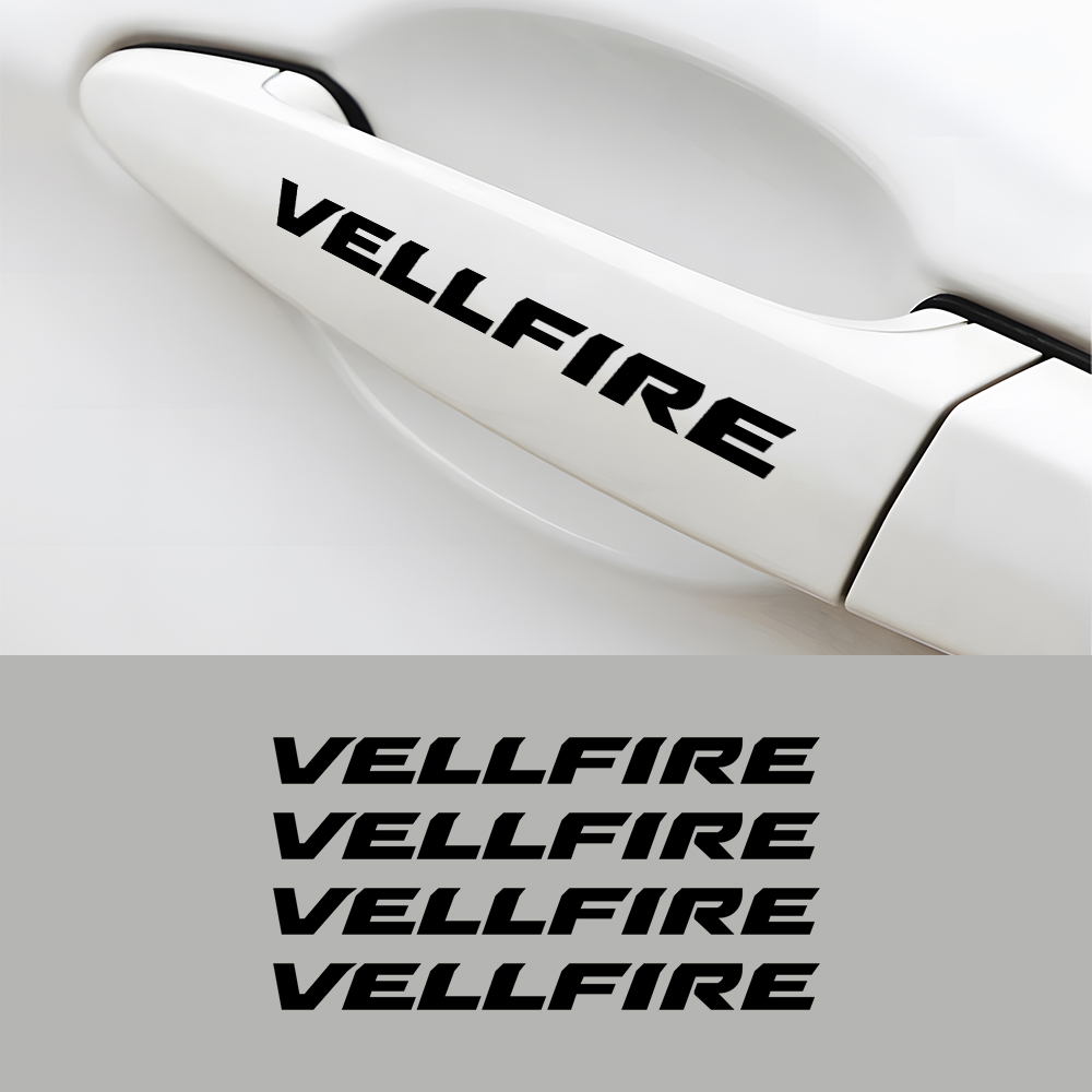 Jual Stiker Handle Pintu Mobil Toyota Vellfire - Car Decal Sticker ...
