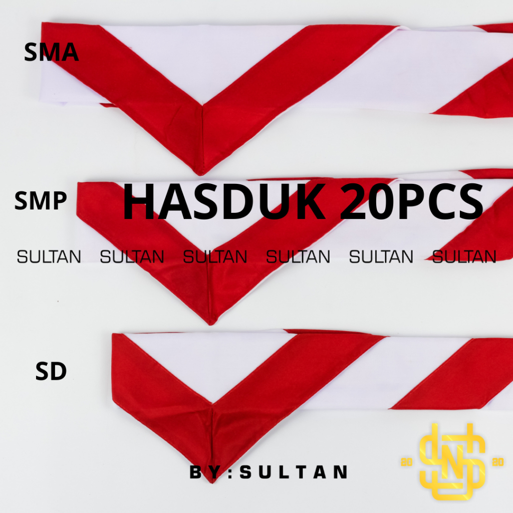 Jual ( Harga Grosir 1 Kodi = 20 Pcs ) Hasduk Jumbo Hasduk Sd Smp Sma ...