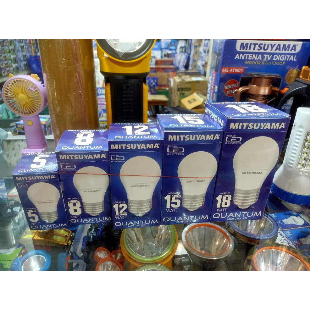 Jual Bohlam LED Mitsuyama Premier Bulb Quantum 5w, 8w, 12, 15w, 18w, 23w | Shopee Indonesia