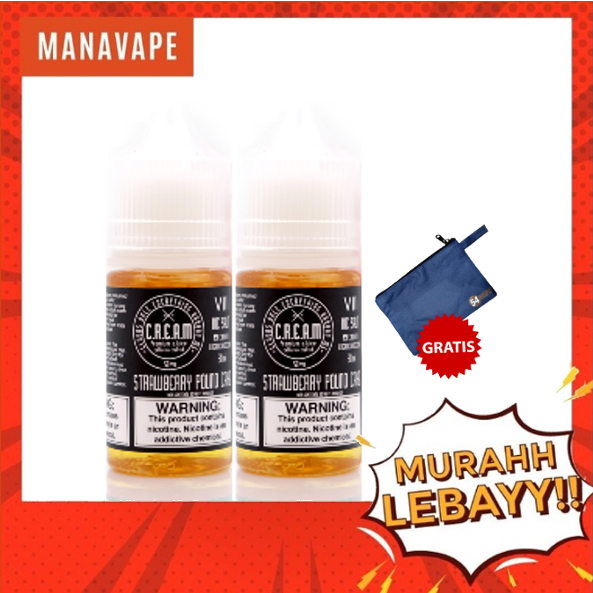 Jual PROMO LIQUID CREAM VIII SALT 30ML / 25MG FREE POUCH | Shopee Indonesia