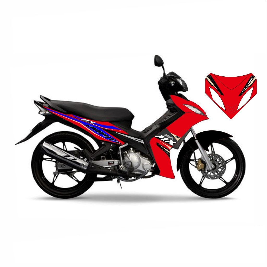 Jual STICKER STRIPING TRANSPARAN YAMAHA JUPITER MX OLD LINE JUPITER ...