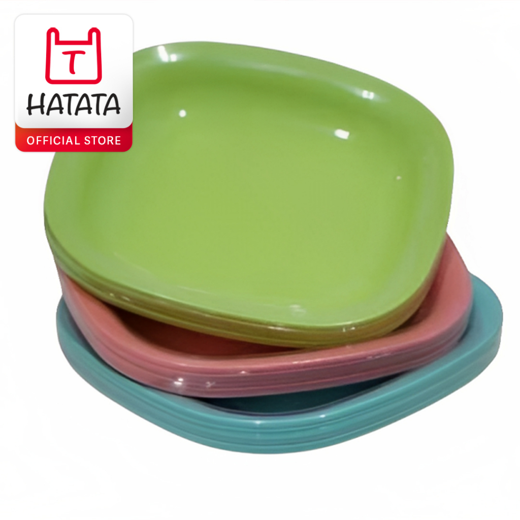 Jual HATATA - Alat Makan Piring Harmonis Melamin dapat 2 PCS | Shopee ...