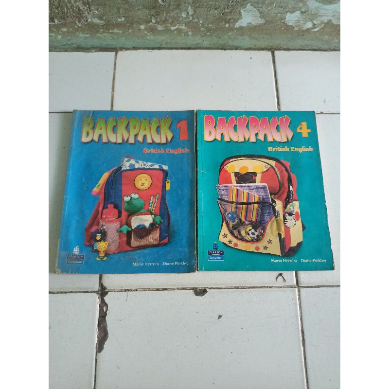 Jual ori BACKPACK 1 DAN 4 BRITISH ENGLISH TANPA CD HARGA SATUAN CABUTAN | Shopee Indonesia
