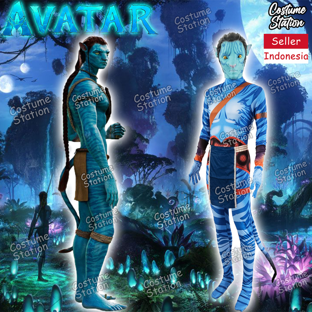Jual Kostum Avatar Jake Sully / Costume Karakter cowo pria dewasa ...