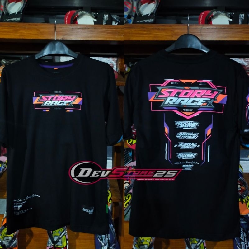 Jual baju kaos Racing STORY RACE|FREE STIKER | Shopee Indonesia