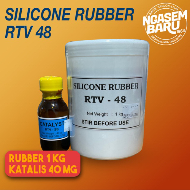 Jual Silicone Rubber RTV 48 + Katalis 40 mg | Shopee Indonesia
