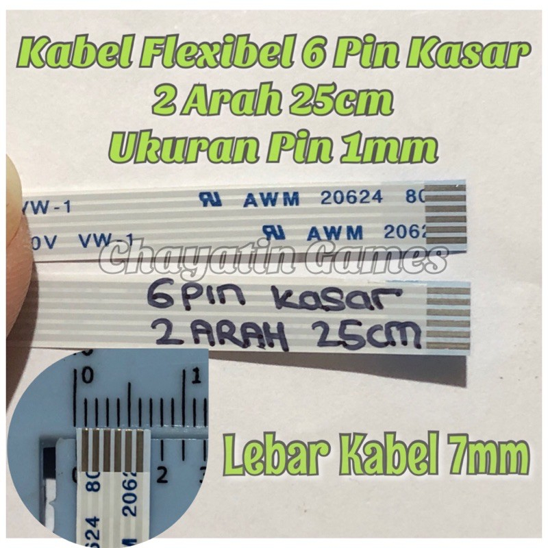 Jual Kabel Flexibel 6 Pin Kasar Panjang & Model Sesuai Orderan Varian ...