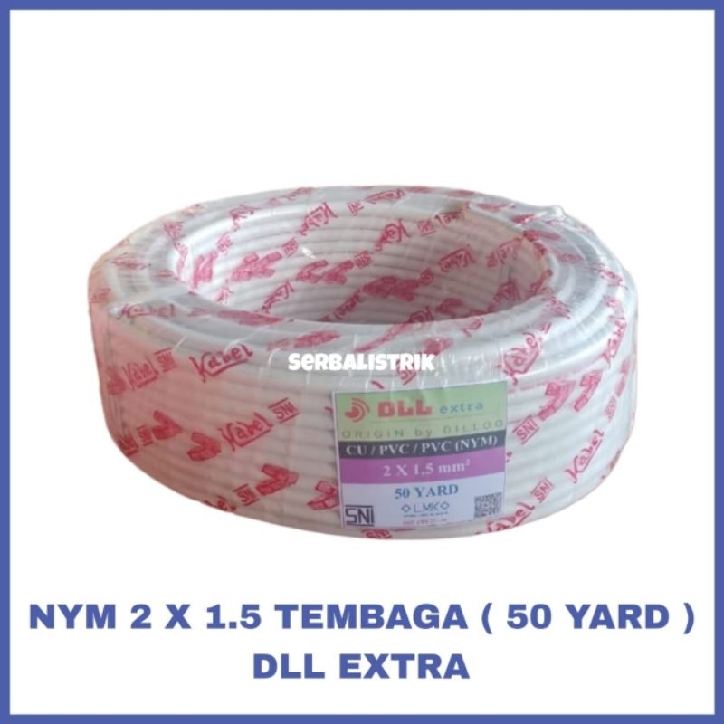 Jual kabel listrik 2x1.5 tembaga murni SNI eceran/permeter/gratis ...