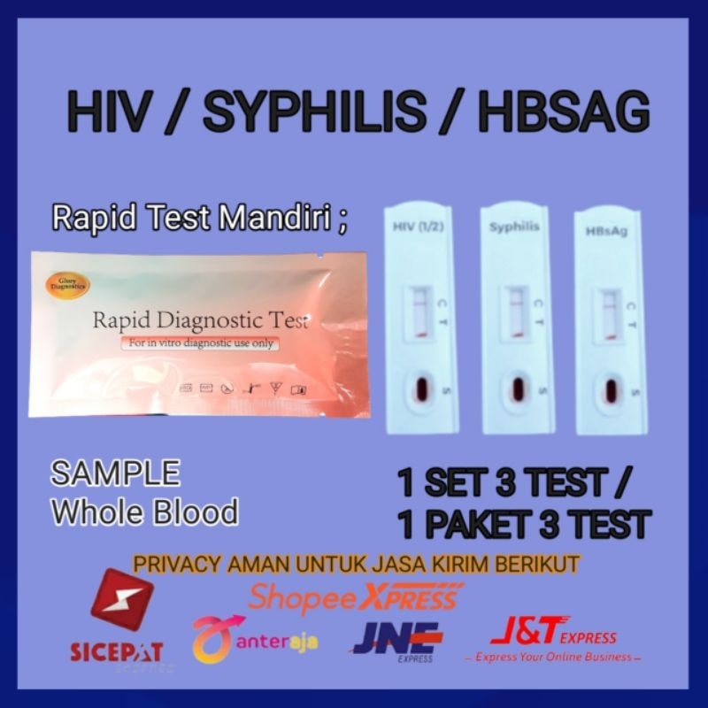 Jual Paket Murah HIV - Syphilis - HbsAg Card 1 paket dapat 3 ...