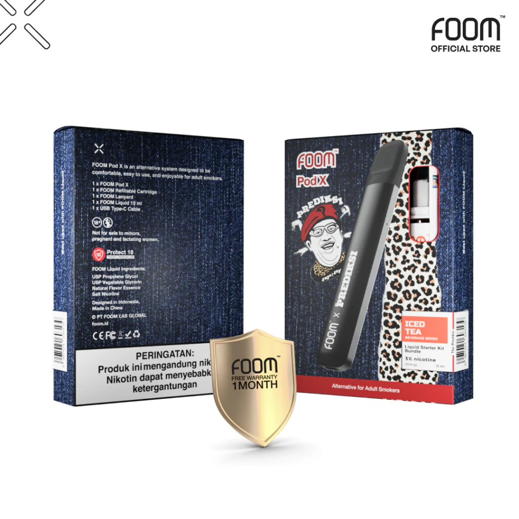 Jual [BUNDLING] - FOOM X PREDIKSI SERIES + LIQUID SALT NIC 15ML FOOM ...