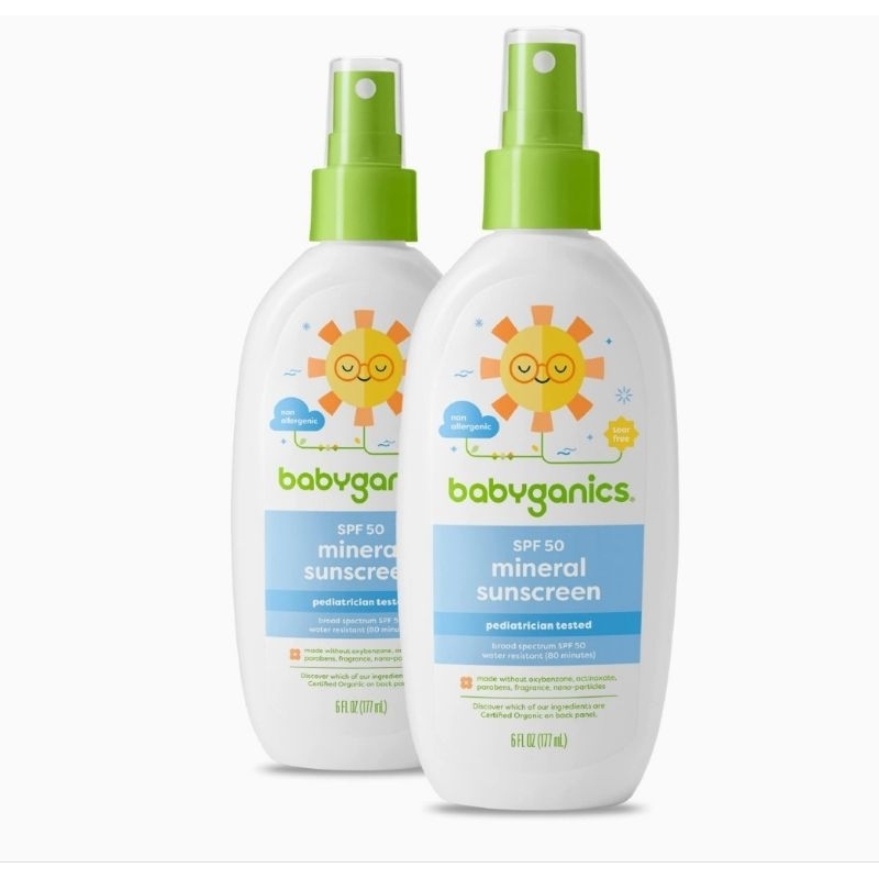 Jual Babyganics SPF 50 Baby Sunscreen Spray 177 ML | Shopee Indonesia