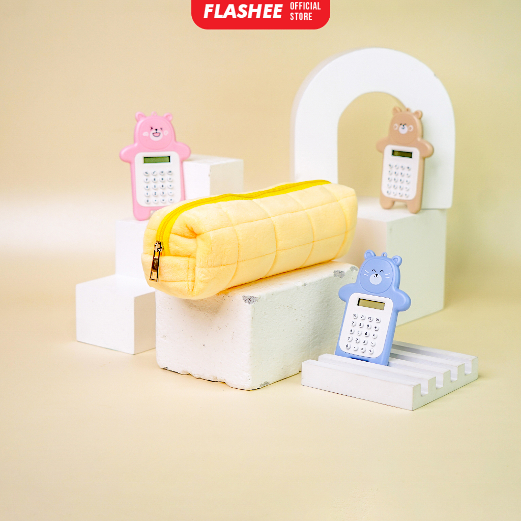 Jual Flashee Tempat Pensil Bulu Lucu Aesthetic Korea Cloudy Pencil Bag ...