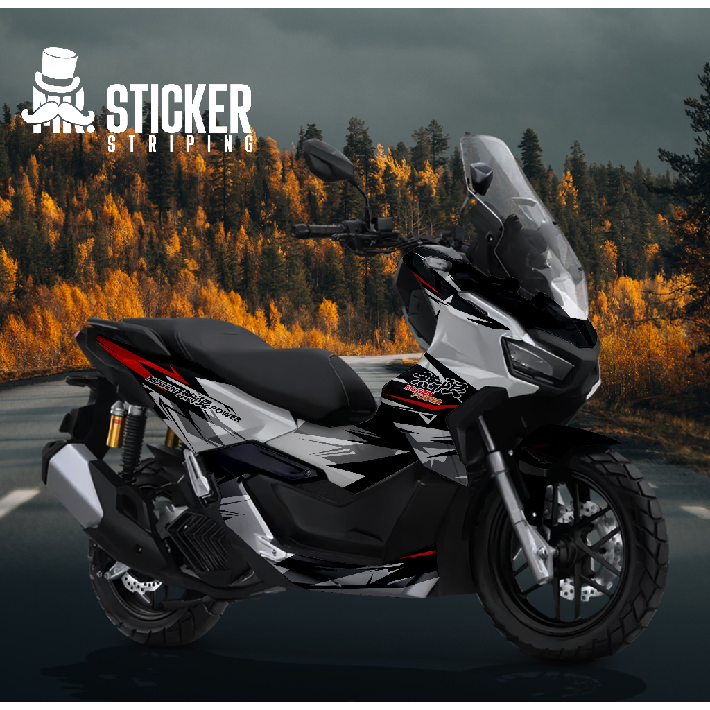 Jual decal honda ADV 150 ADV 160 full body custom sticker free design ...