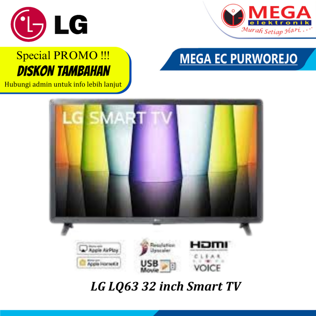 Jual LED LG 32LQ630BPSA SMART TV 32 INCH GARANSI RESMI | Shopee Indonesia