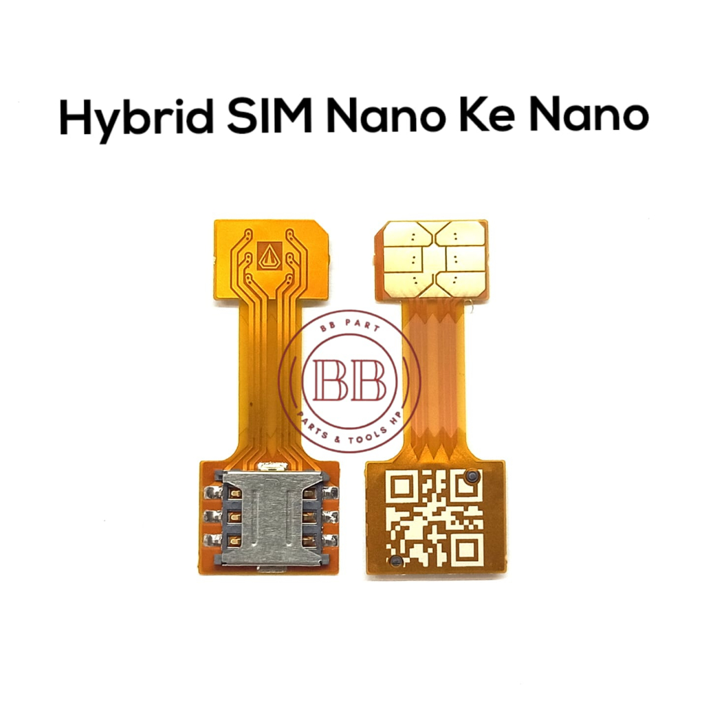 Jual Nano ke Nano - Adapter Converter Hybrid Dual Sim Slot Nano ke Nano ...