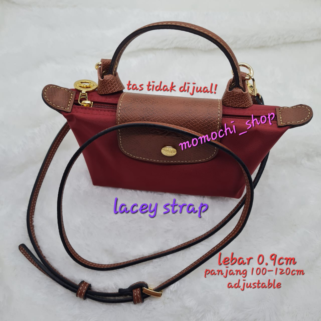 Jual Lacey slim adjustable BAGSTRAP for mini pouch / tali tas panjang ...