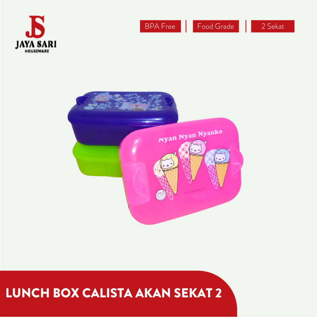 Jual Lunch Box AKAN Calista Sekat 2 / Tempat Makan Calista AKAN ...