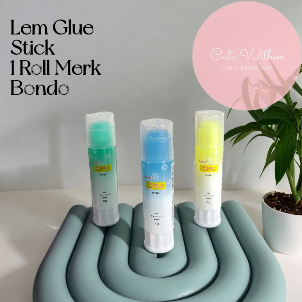 Jual BONDO Lem Glue Stick Roll 8 gram 1008T - ecer satuan perekat kayu ...