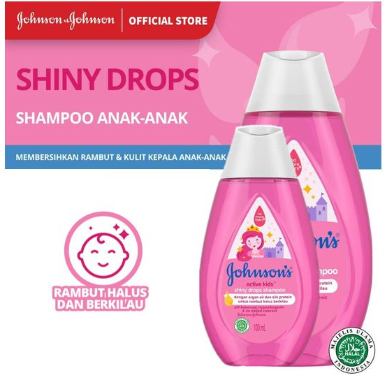 Jual JOHNSON'S Active Kids Shiny Drops Shampoo | Shampo Anak-anak ...