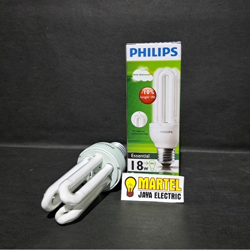 Jual Lampu philips essential 18W / PLC jari philips 18 WATT - putih | Shopee Indonesia