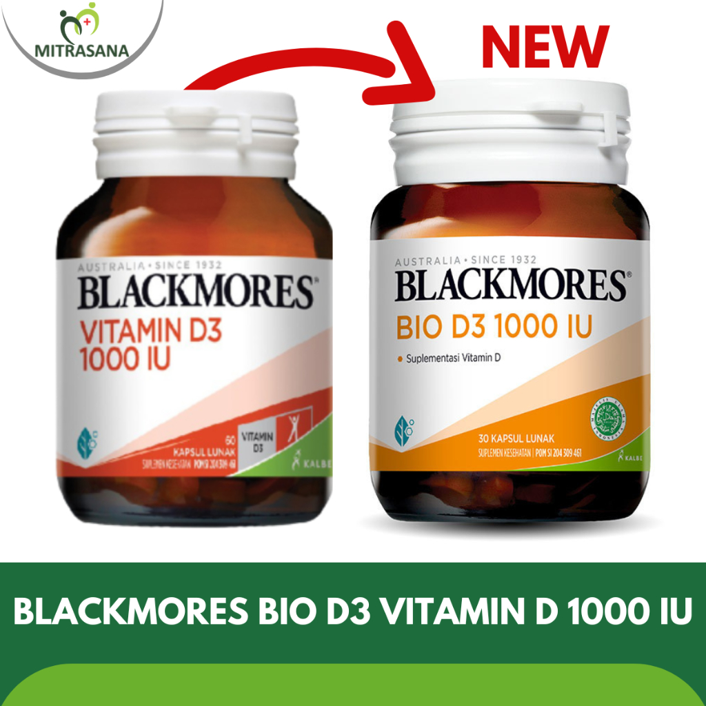 Jual Blackmores Bio D3 Vitamin D3 30 Tablet | Shopee Indonesia