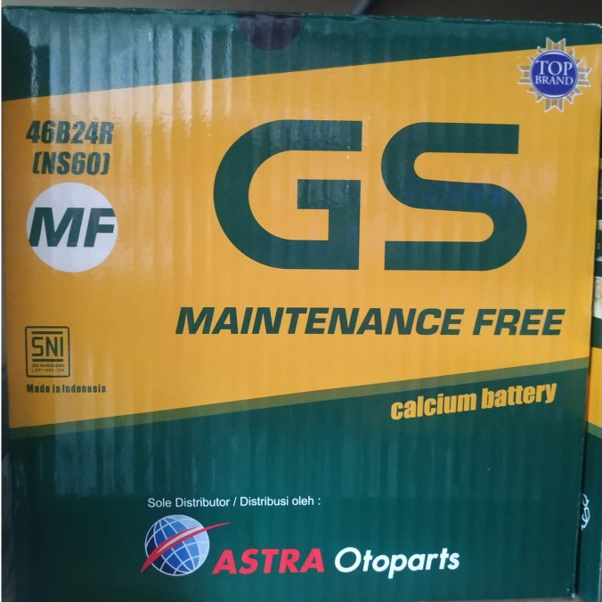 Jual Aki GS MF NS60 Mobil Avanza Hilux Rush Starlet Feroza Neo Zebra Taruna Terios Xenia APV ...