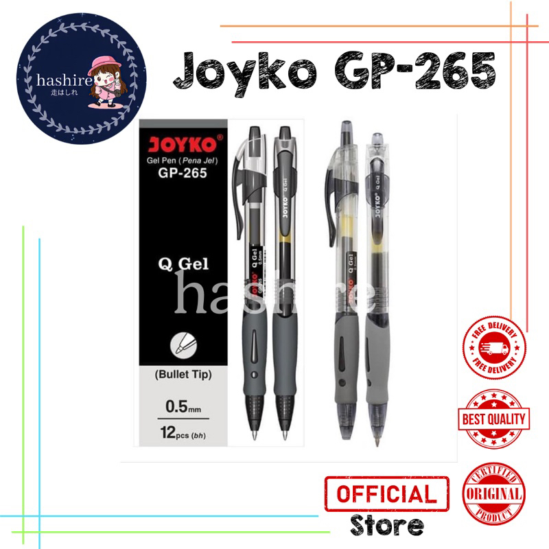 Jual Gel Pen Pulpen Pena Joyko GP-265 Q Gel 0.5 mm | Shopee Indonesia