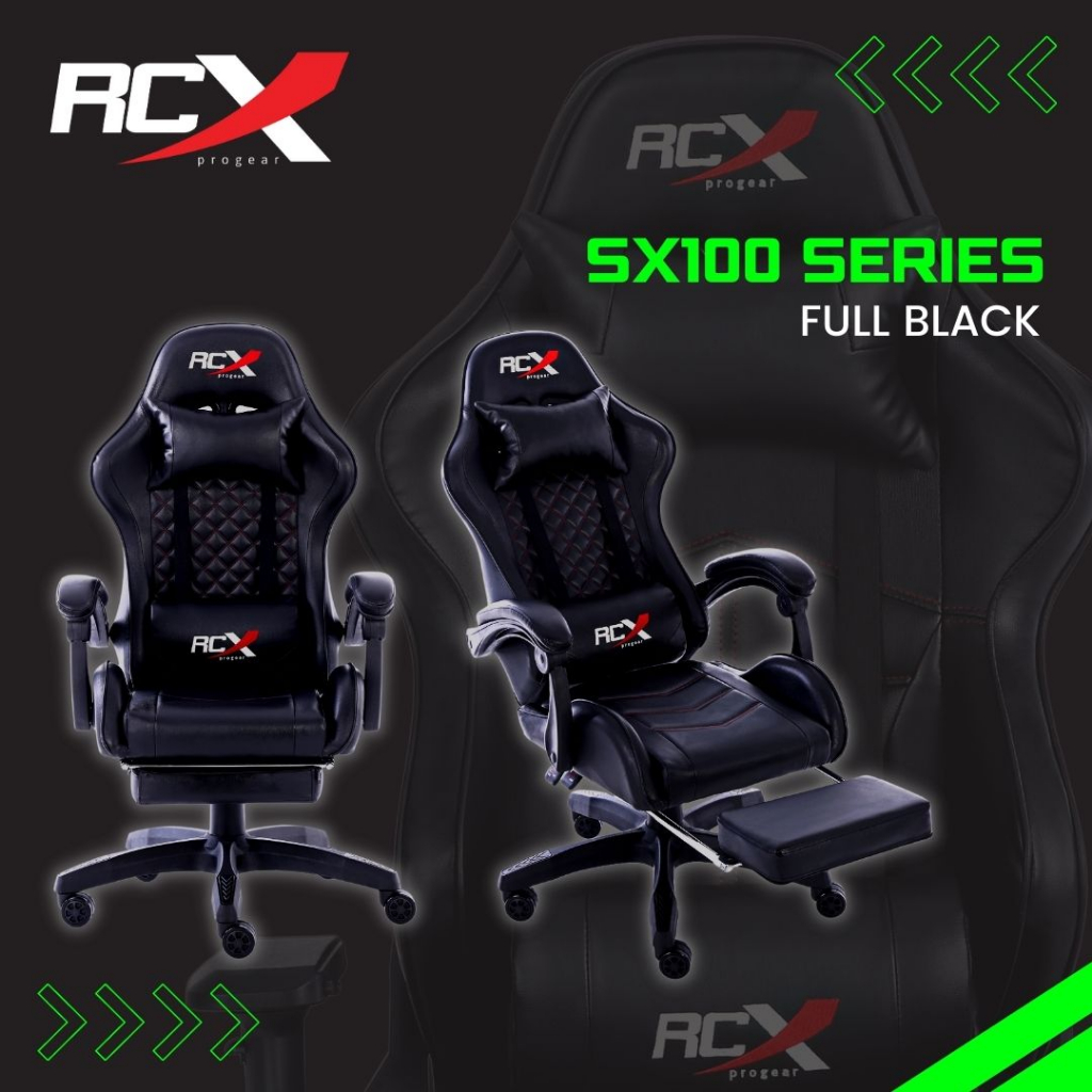 Jual Kursi gaming / Bangku gaming / Gaming chair RCX Progear - Hitam ...