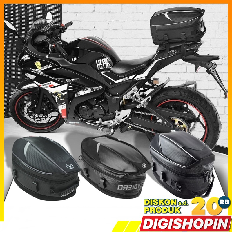 Jual Tas Motor Touring Back Seat Tail Storage Bag / Tas Motor Universal ...