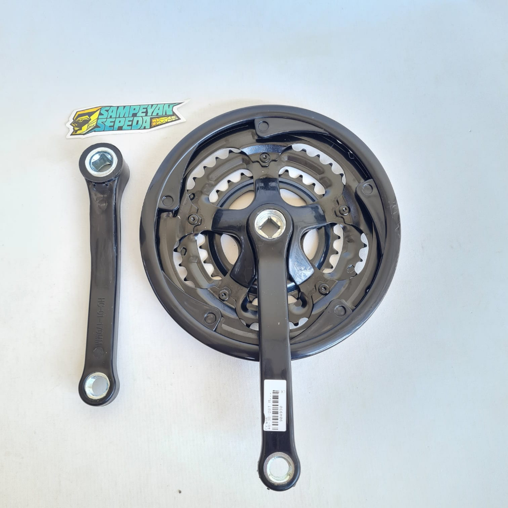 Jual Crank Set Sepeda Melano 28-38-48T Arm 170mm MTB Federal Gear Gir ...