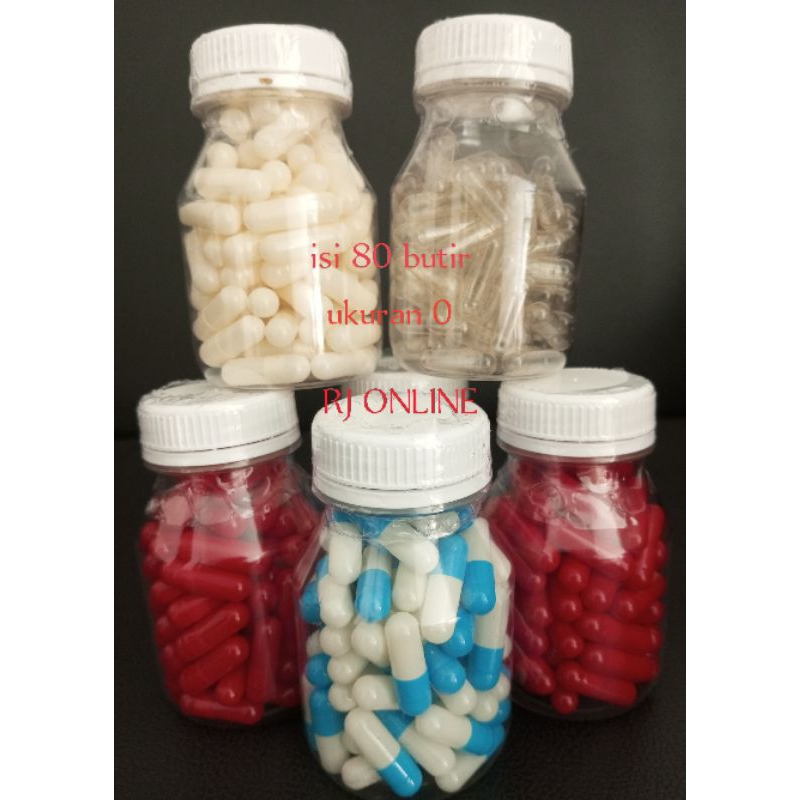 Jual kapsul kosong isi 80 gelatin halal | Shopee Indonesia