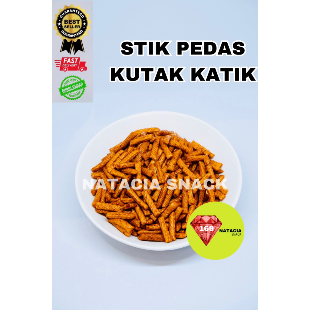 Jual [500 GR] STIK PEDAS KUTAK AKTIK / STIK JAIPONG PEDAS KUTAK KATIK ...